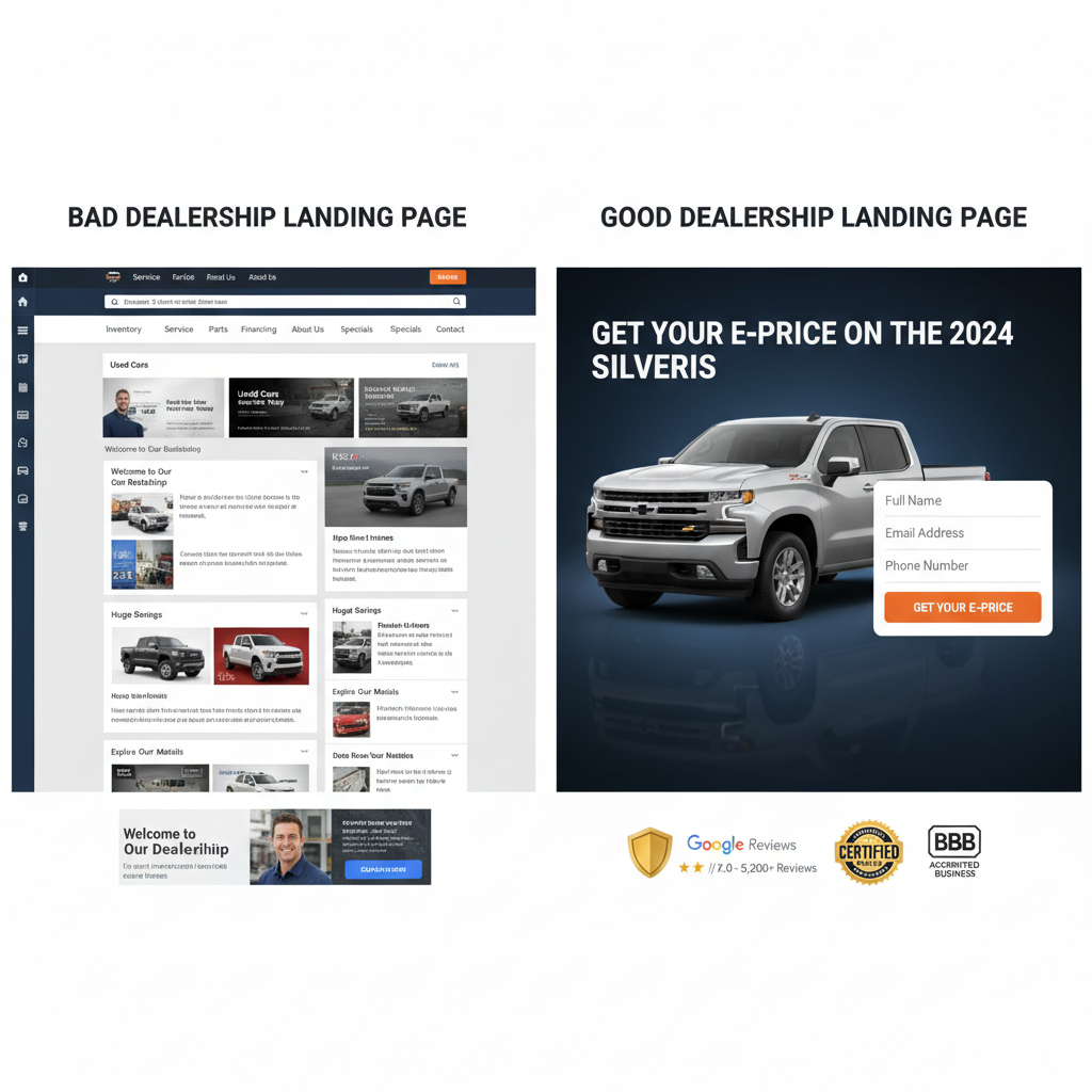 Creating Landing Pages That Convert for Dealerships | 7Social ...